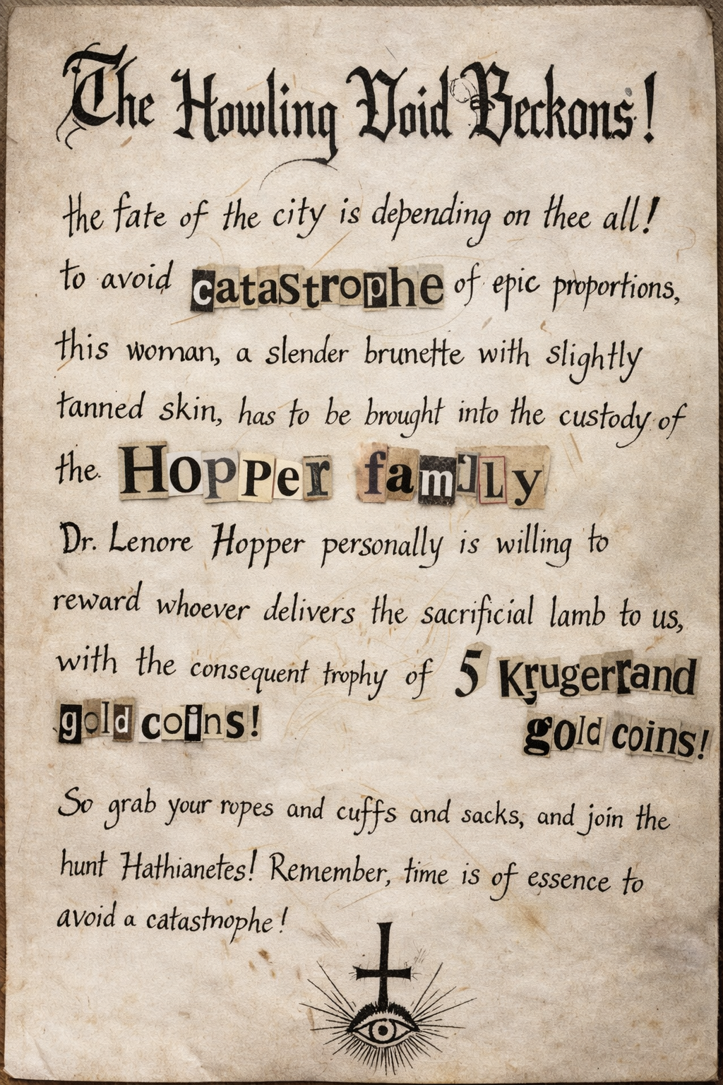 The Howling Void Beckons! - Hathian Observer Newspaper